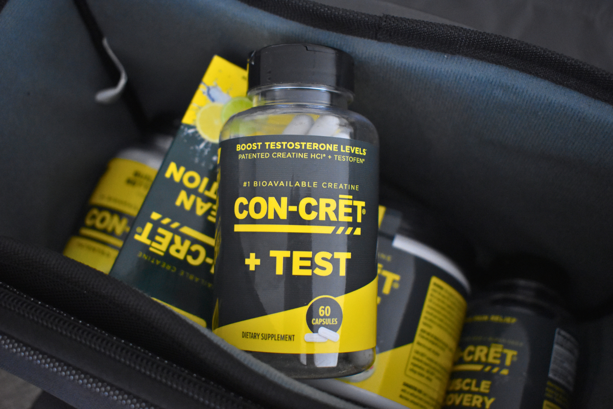 CON-CRET®+ TEST, CON-CRET® Creatine HCl now with Testofen®, Boost Test ...