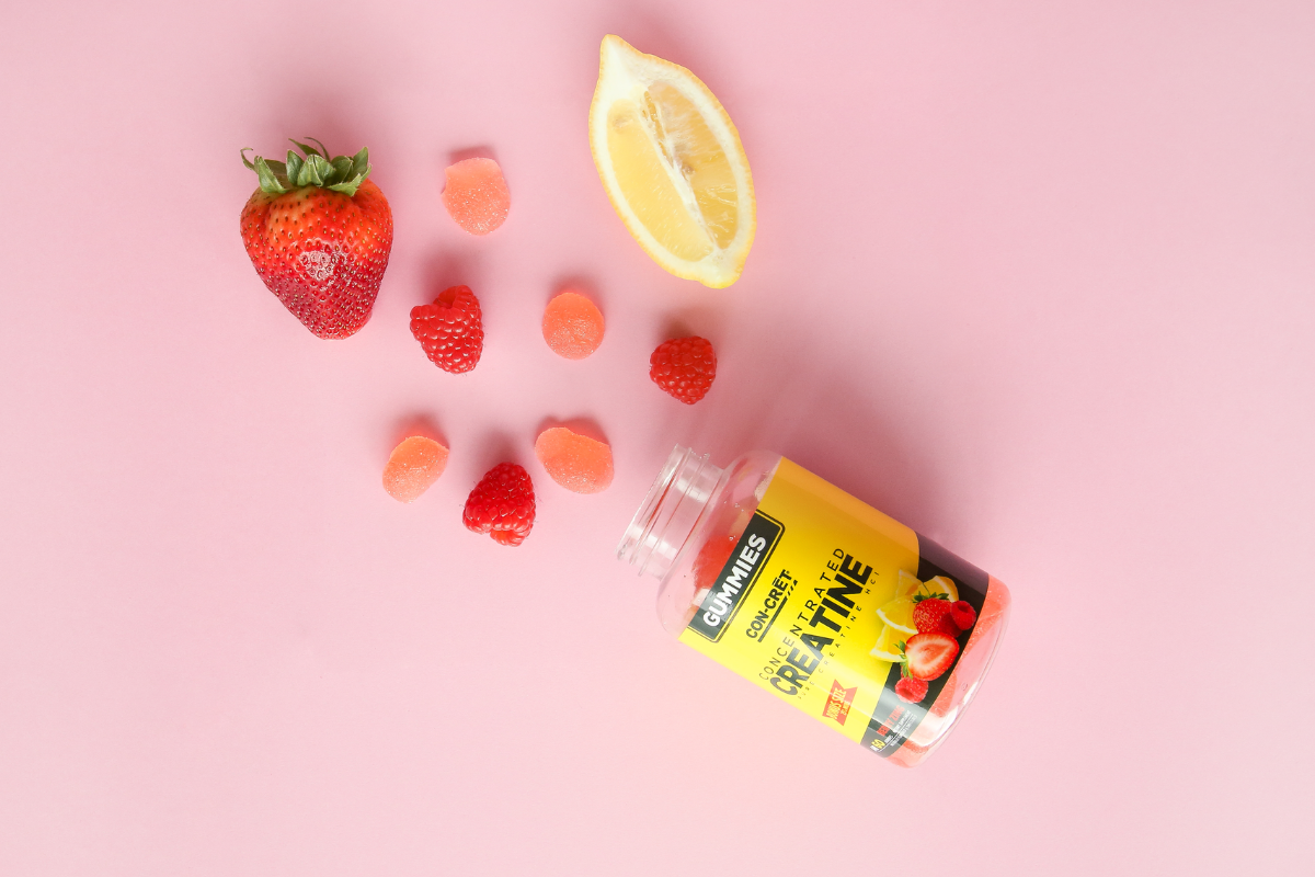 Creatine Gummies - CON-CRĒT Creatine HCl - 60 Count – CON-CRET Patented ...