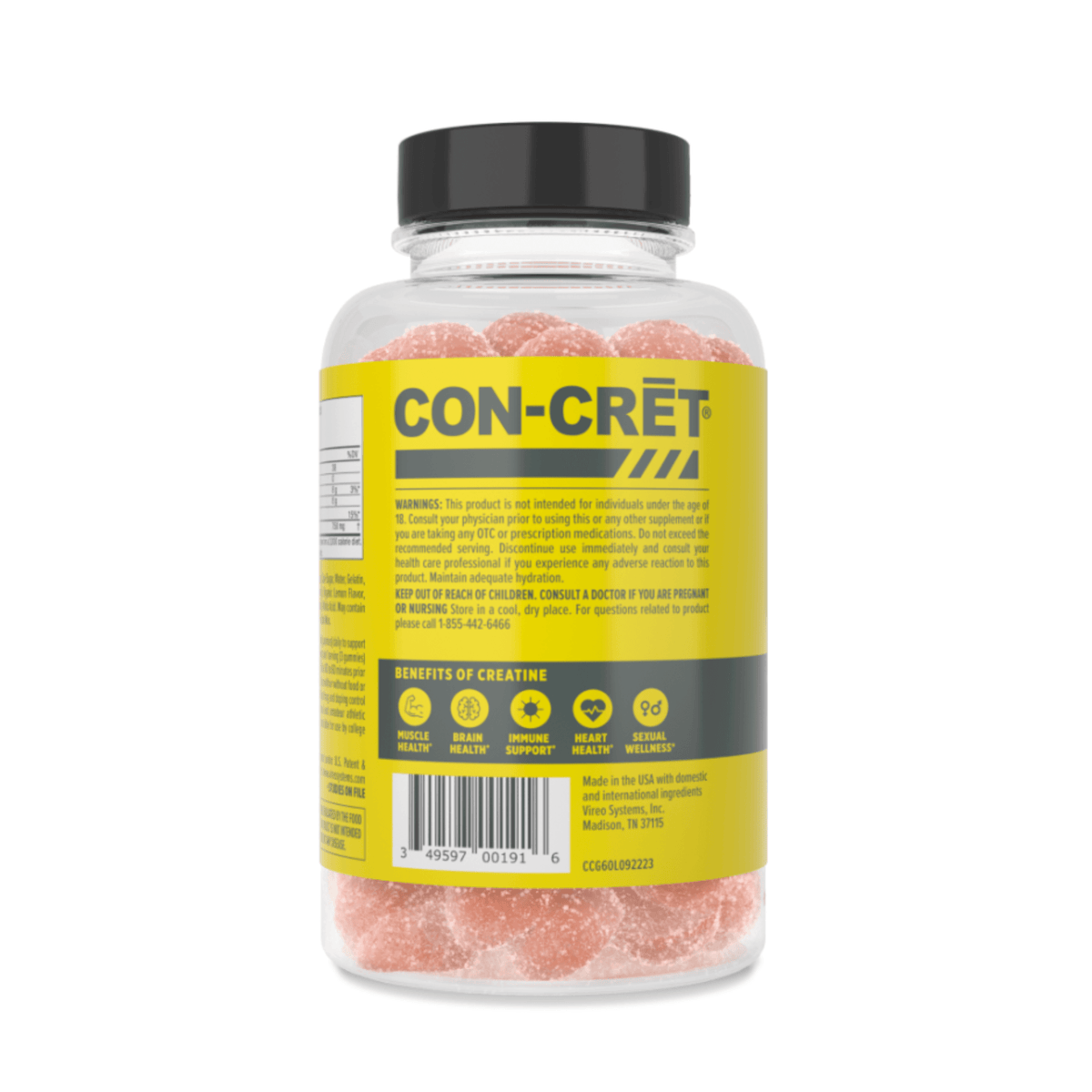 Creatine HCl Gummies | CON-CRĒT